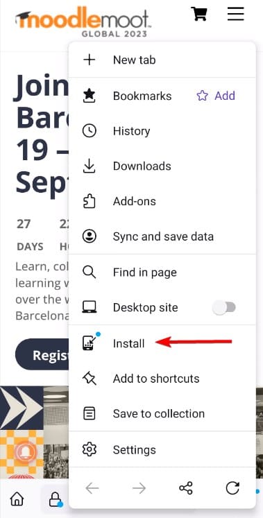 App installation instructions – MoodleMoot Global 2023